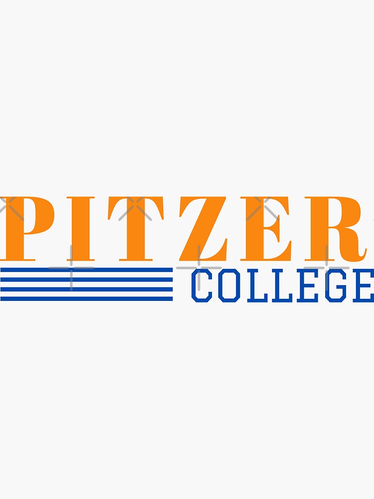"Pitzer College" Sticker for Sale by collegeAnduniv | Redbubble