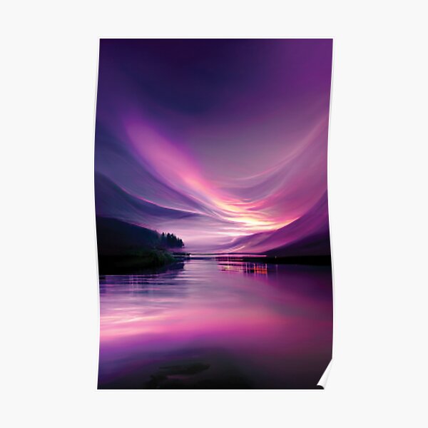 "Violet Replicant" Poster for Sale by wadoodhameed | Redbubble