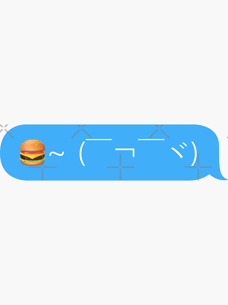 "Hungry Le Lenny Text Speech Bubble" Sticker for Sale by SLCWearables ...