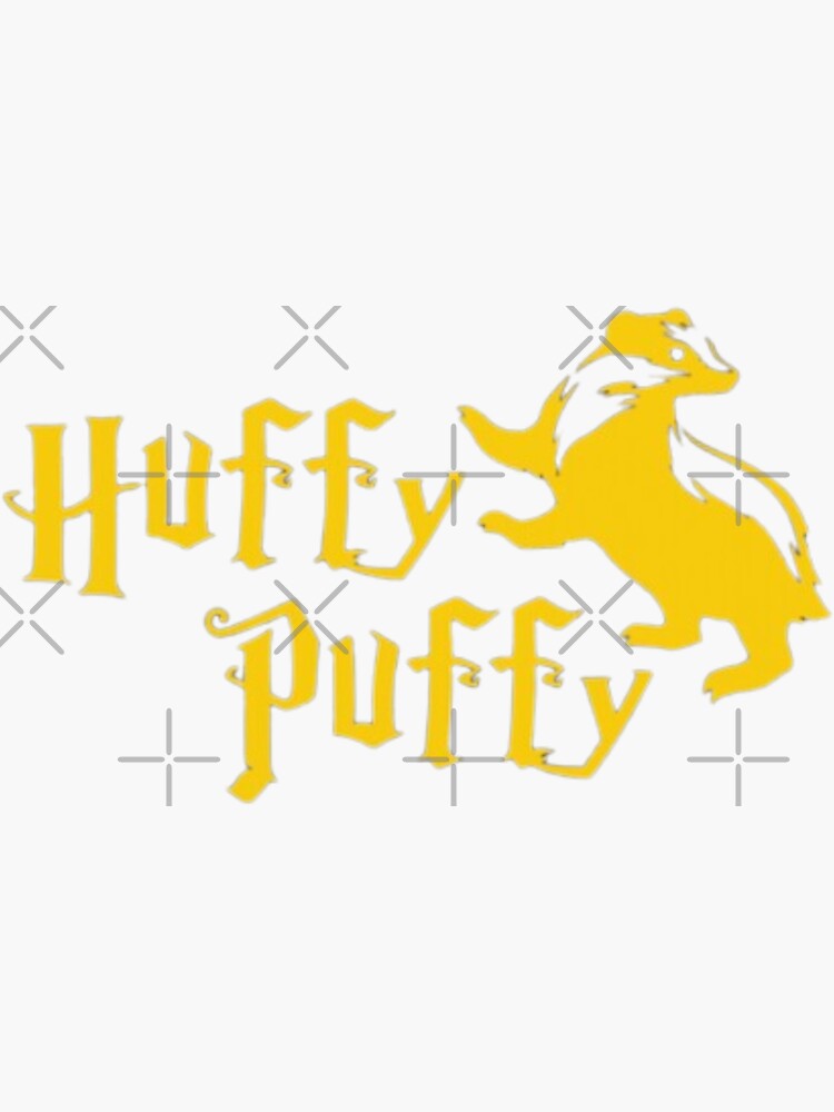 "Huffy Puffy Badger" Sticker for Sale by WizardryArt | Redbubble