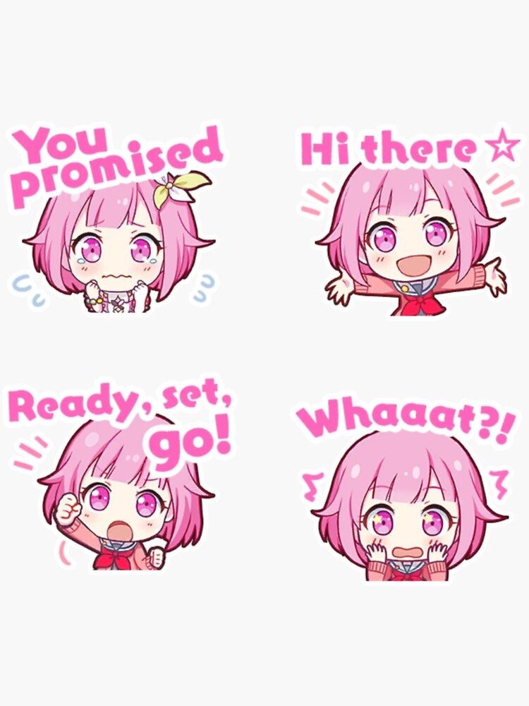 "Emu Otori Set 1" Sticker for Sale by oyasuminana | Redbubble