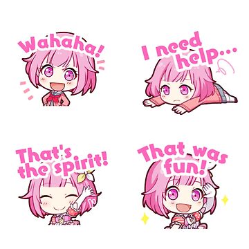 "Emu Otori Set 2" Sticker for Sale by oyasuminana | Redbubble