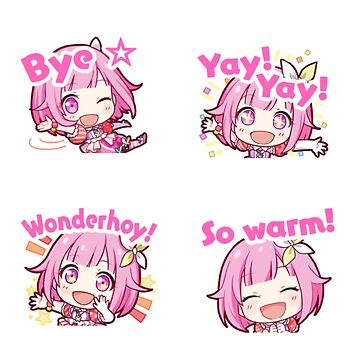 " Emu Otori Set 3" Sticker for Sale by oyasuminana | Redbubble