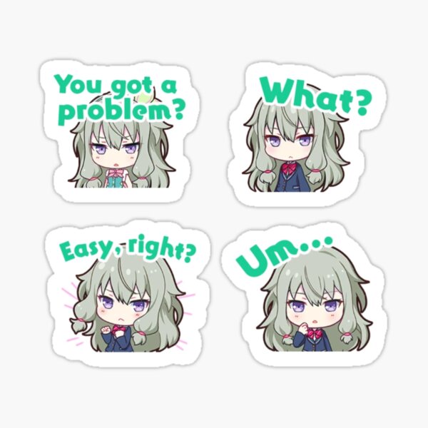 "Nene Kusanagi Set 1" Sticker for Sale by oyasuminana | Redbubble