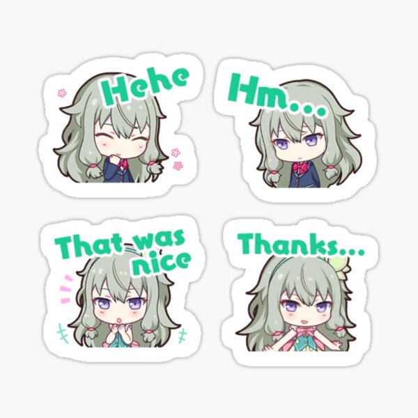 "Nene Kusanagi Set 2" Sticker for Sale by oyasuminana | Redbubble