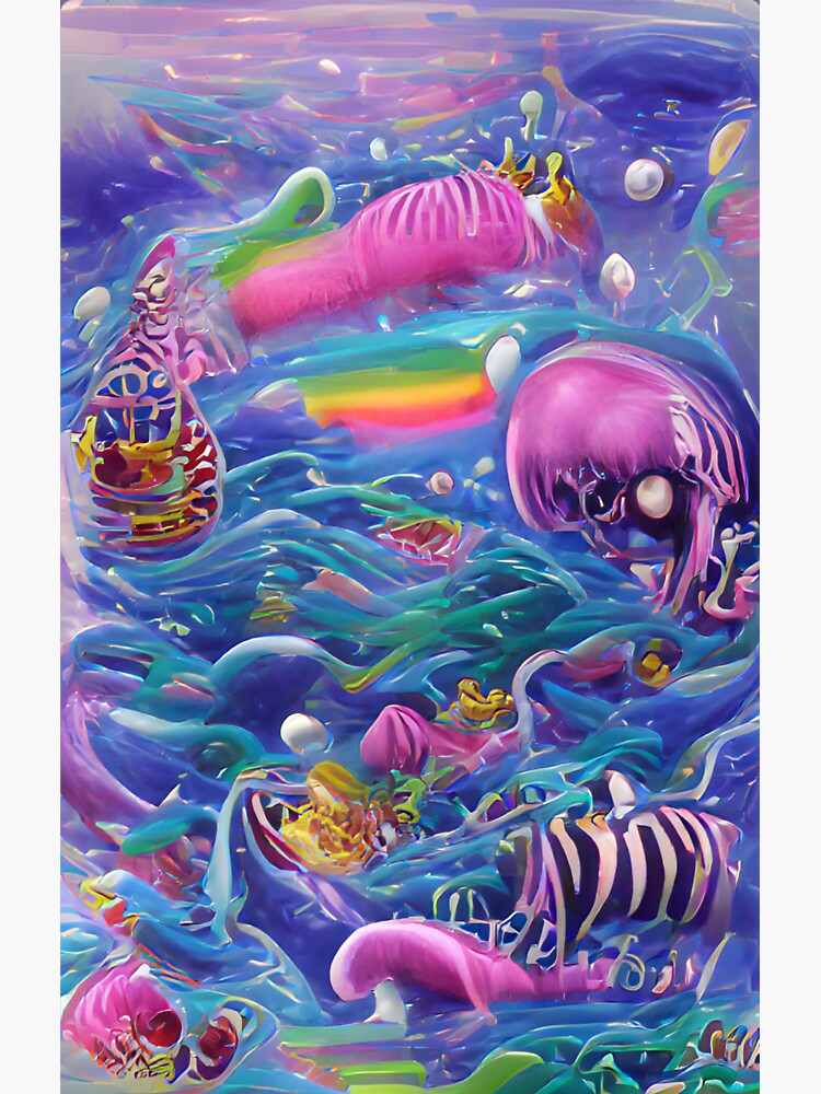 "Creatures of the Trench" Sticker for Sale by FNA-Designs | Redbubble