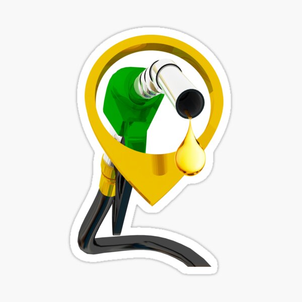"Fuel Pump." Sticker for Sale by HakanKACAR2014 | Redbubble