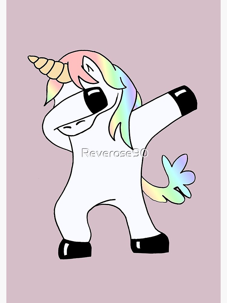 "Dab unicorn" Spiral Notebook for Sale by Reverose90 | Redbubble