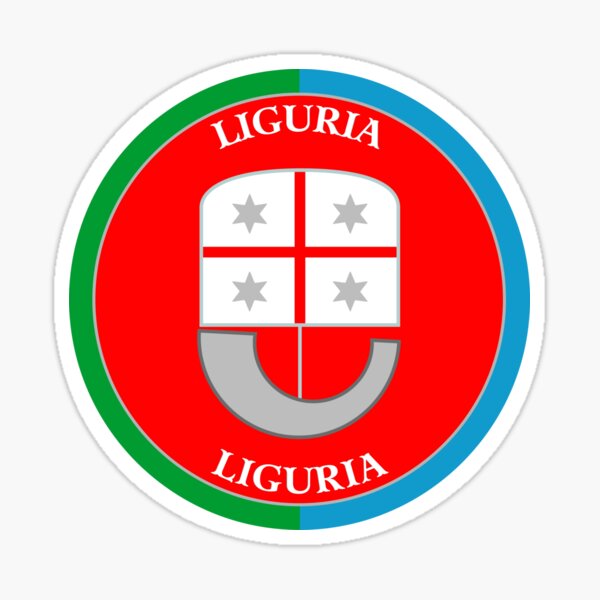 "Italian Region of Liguria" Sticker for Sale by FedSherDesign | Redbubble