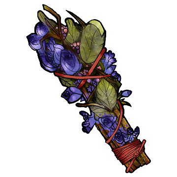 "Sage and Lavender smudge stick sticker" Sticker for Sale by JJLosh ...