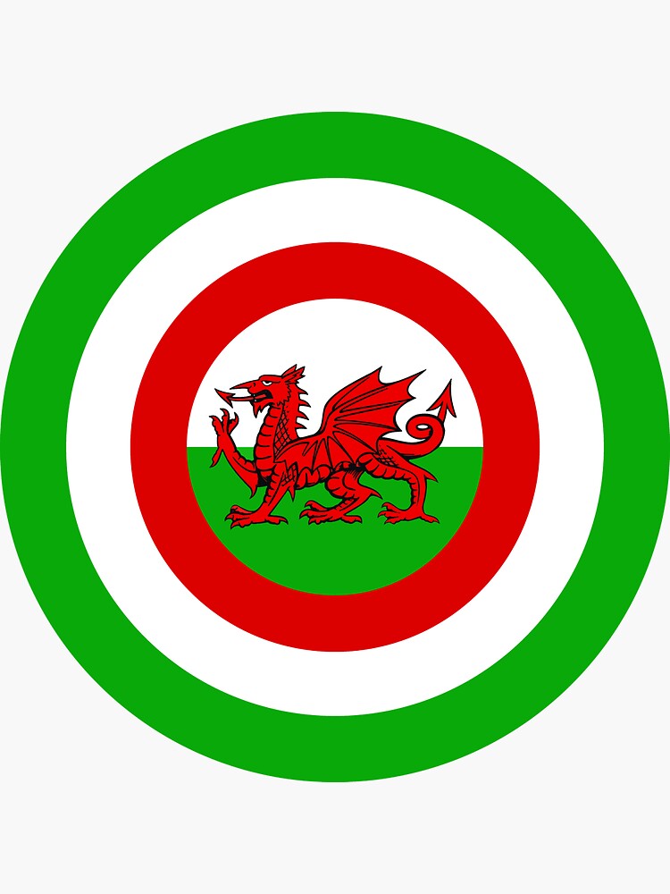 "Captain Cymru Captain Wales 2" Sticker for Sale by LowriDafydd | Redbubble