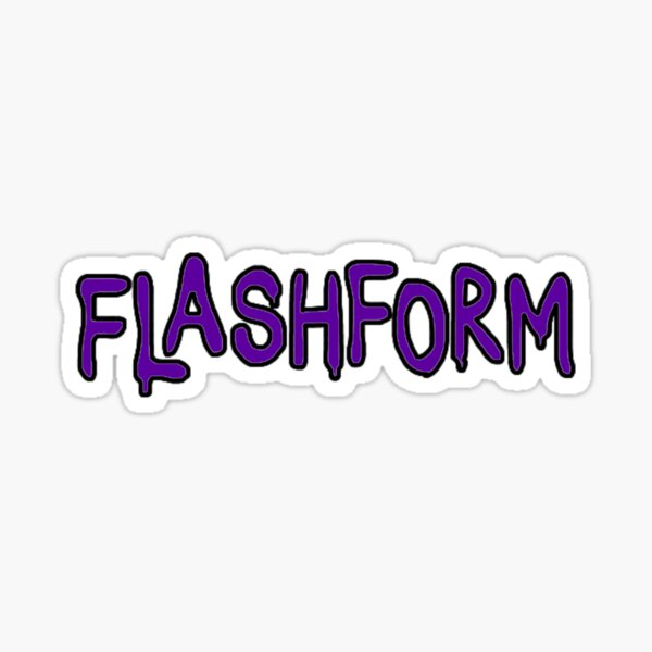 "Flashform" Sticker for Sale by ashleybrooke14 | Redbubble