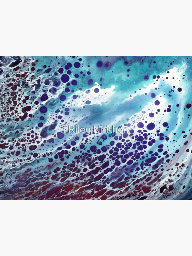 "Cell Wave (Abstract)" Sticker for Sale by riley-neither | Redbubble