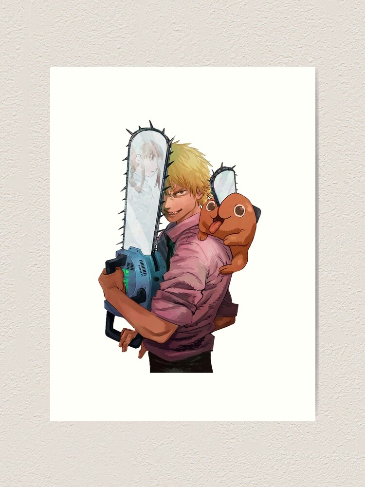 "chainsaw man - Denji" Art Print for Sale by MohamedATouil | Redbubble