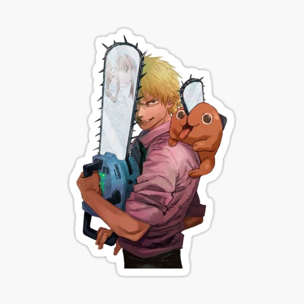"chainsaw man - Denji" Sticker for Sale by MohamedATouil | Redbubble