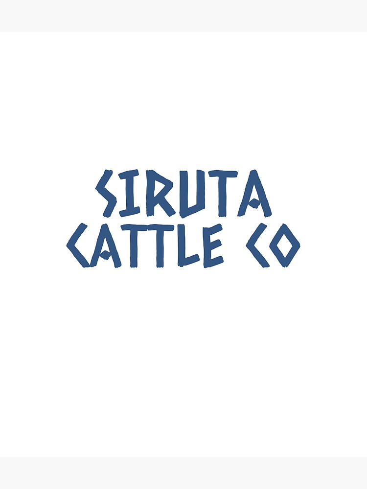 "Siruta cattle Co Wordmark" Sticker for Sale by Ksir6 | Redbubble
