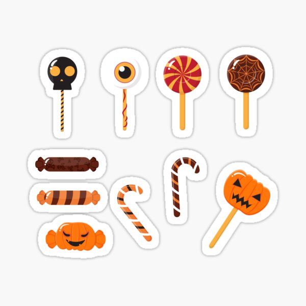 "Candy sticker pack| Halloween are Pumpkin Head |Halloween time ...