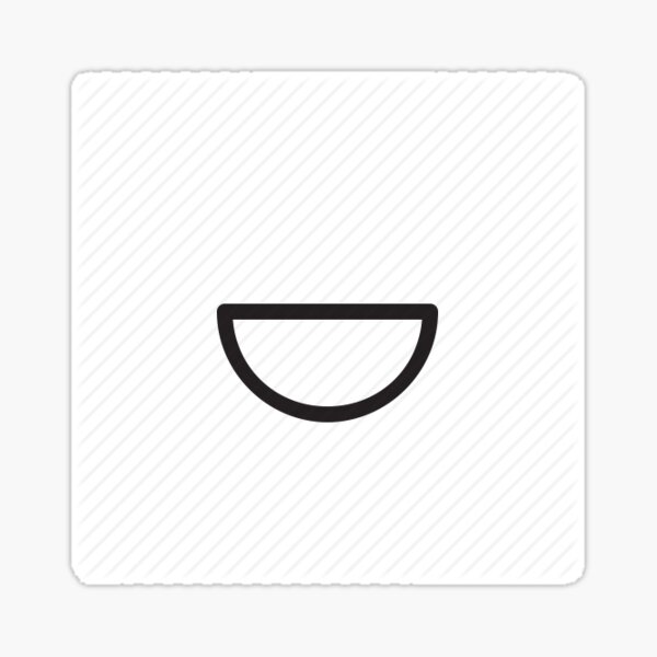"Smiley open mouth Cartoon Style" Sticker for Sale by NodShop | Redbubble