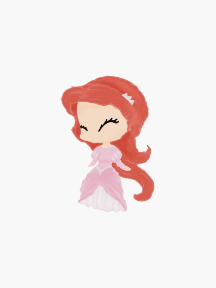 "Pink Princess" Sticker for Sale by arigstad | Redbubble
