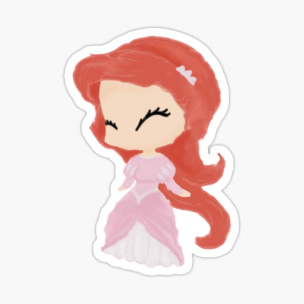 "Pink Princess" Sticker for Sale by arigstad | Redbubble