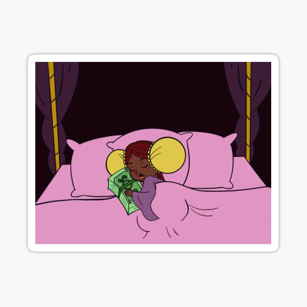 "princess morbucks (recolor)" Sticker for Sale by LiyahLoved | Redbubble