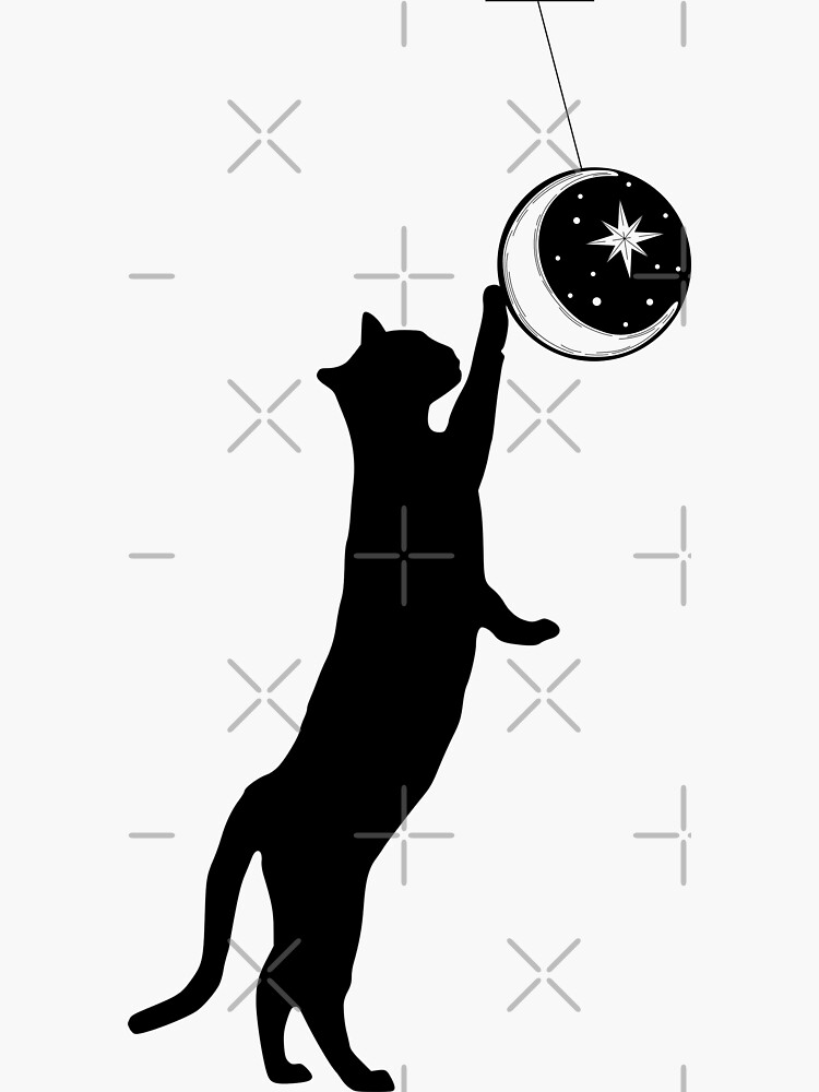 "Curious Cat" Sticker for Sale by LadyGelato | Redbubble