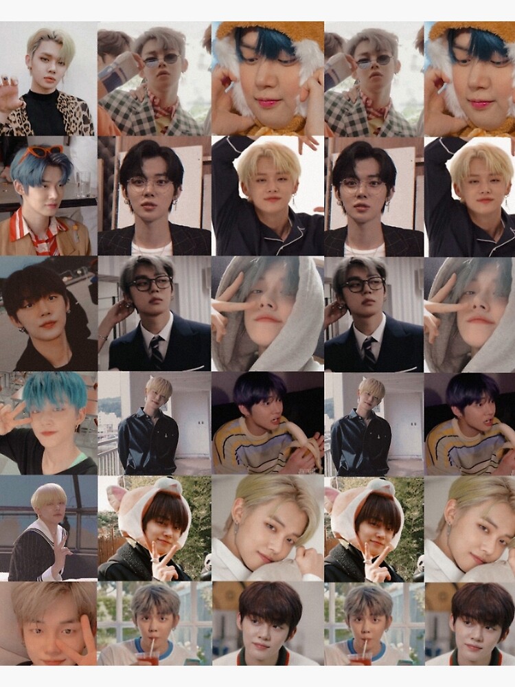 "TXT Yeonjun collage" Poster for Sale by ailatimis | Redbubble