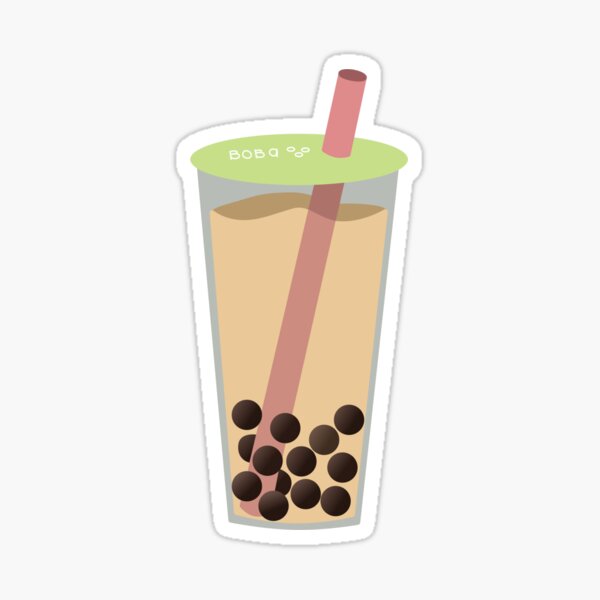 "Boba Drink" Sticker for Sale by hannahkmoon | Redbubble