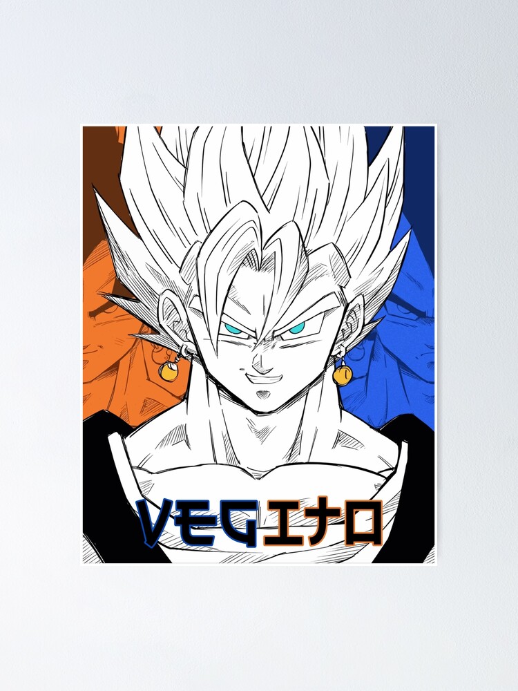 "Vegito | The Potara Fusion | Goku | Vegeta | Fanart" Poster for Sale ...