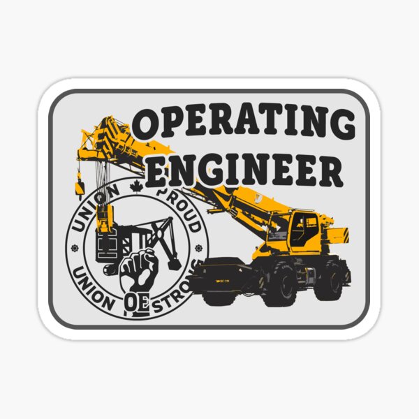 "Rough Terrain Crane (Sticker RT10)" Sticker for Sale by OESwag | Redbubble