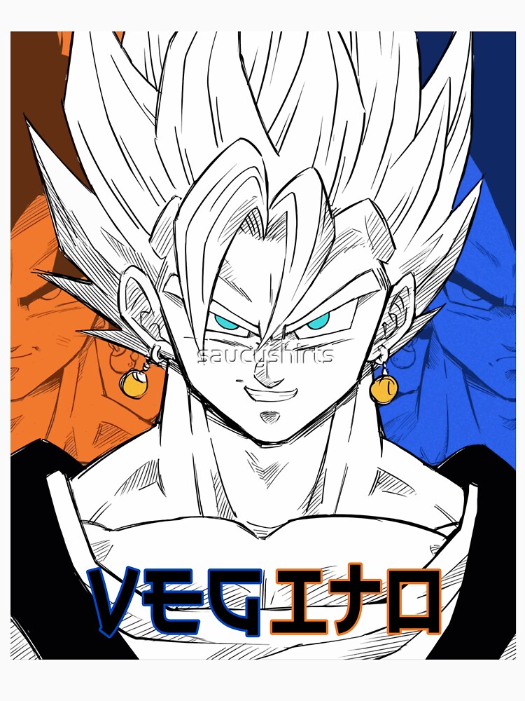 "Vegito | The Potara Fusion | Goku | Vegeta | Fanart" T-shirt for Sale ...