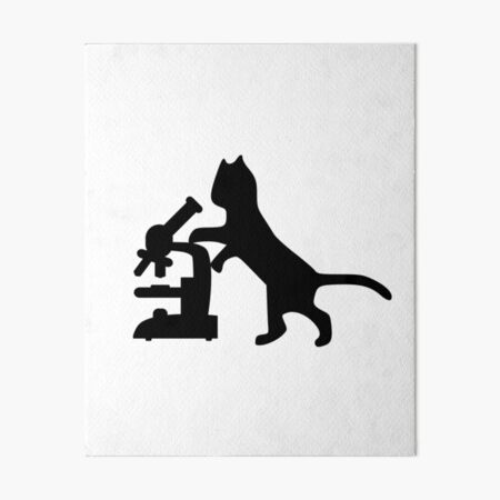 "Microscope Cat - Cat Microbiology, Cat Biology, Cat Science, Cat ...