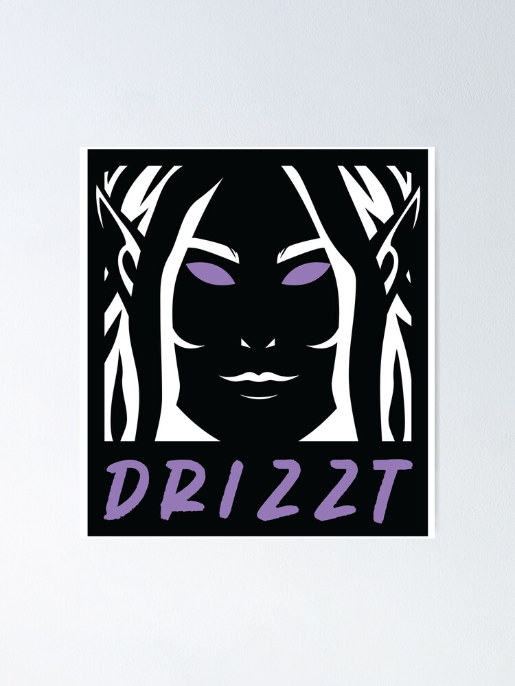 "Drizzt Icon" Poster for Sale by afspeights | Redbubble