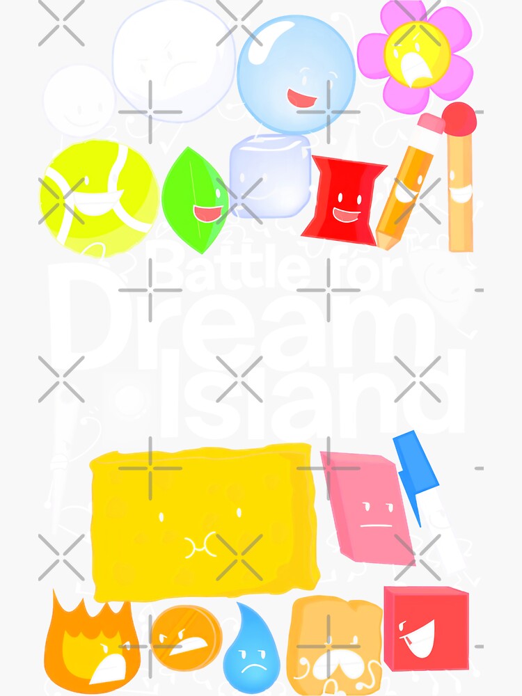 "Bfdi Poster Black" Sticker for Sale by waskokats | Redbubble