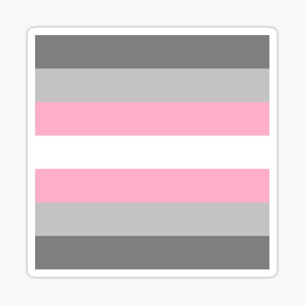 "demigirl pride flag square" Sticker for Sale by morganfm | Redbubble