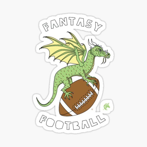 "Fantasy Football Dragon" Sticker for Sale by EiraNorris | Redbubble