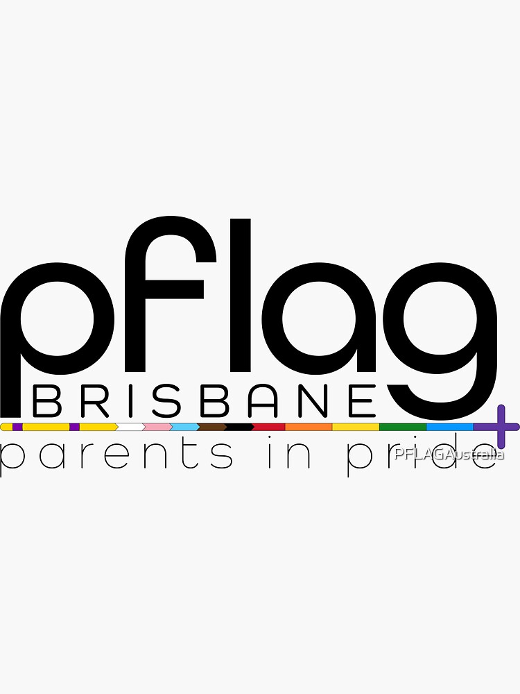 "PFLAG BRISBANE LOGO" Sticker for Sale by PFLAGAustralia | Redbubble