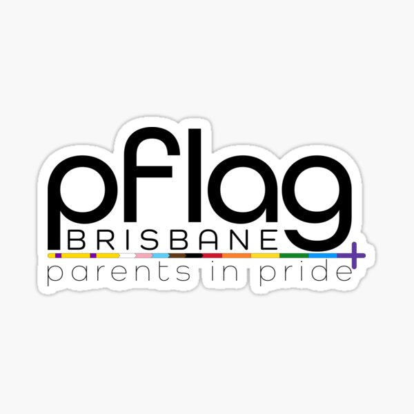 "PFLAG BRISBANE LOGO" Sticker for Sale by PFLAGAustralia | Redbubble