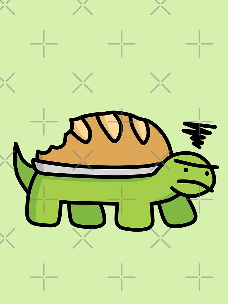 "Angry Bread Turtle | Funny Tortoise Loaf | Cute" Poster for Sale by ...