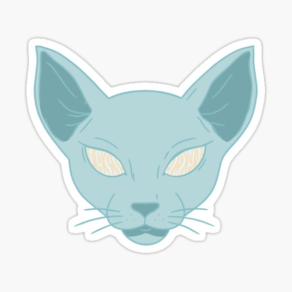 "blue sphinx" Sticker for Sale by naomie01 | Redbubble