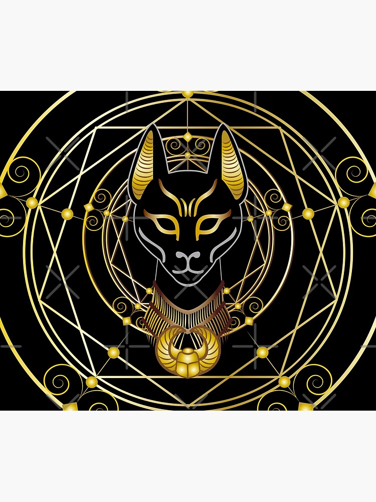 "Golden Bastet" Art Print for Sale by hagalart | Redbubble