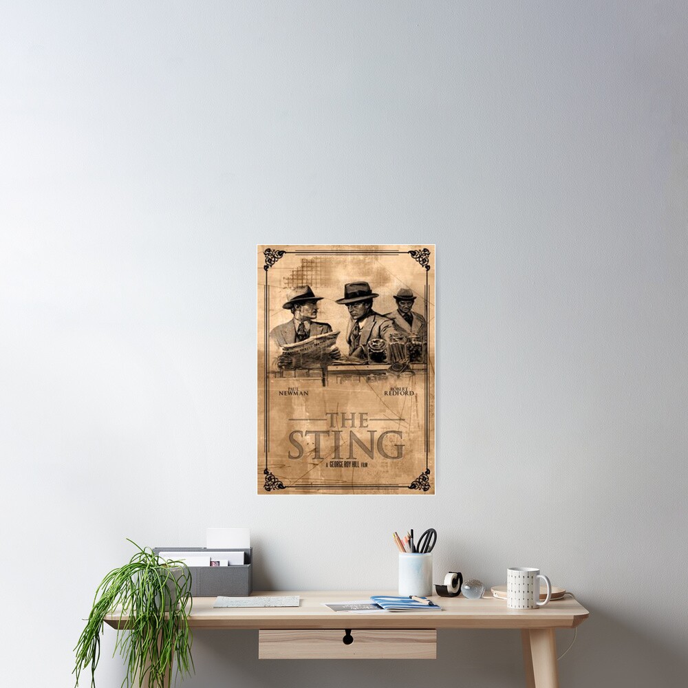"The Sting movie poster (1973)" Poster for Sale by tammyboyer | Redbubble
