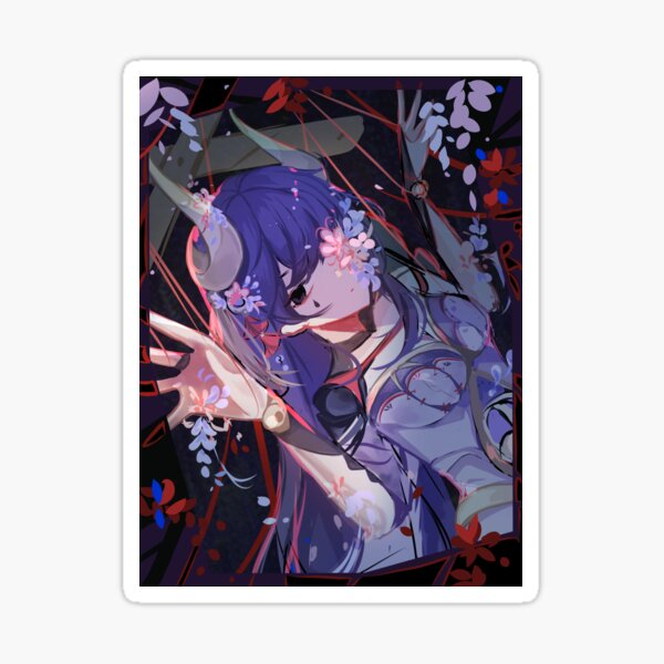 "Raiden Shogun Ei Baal puppet" Sticker for Sale by Qiqi-loveu | Redbubble