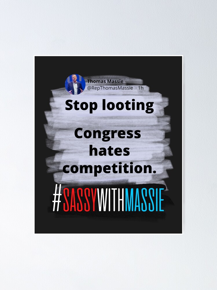 ""Stop Looting, Congress Hates Competition" - #SassieWithMassie Tweet ...