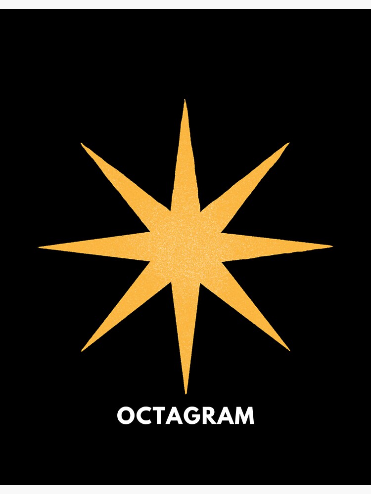 "The Octagram 8 pointed star" Sticker for Sale by JohnMorales0429 ...