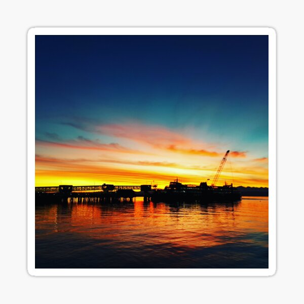 "Vivid Sunset" Sticker for Sale by TomikoKH19 | Redbubble