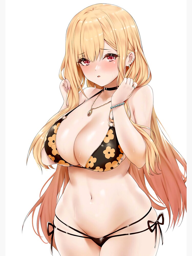 Marin Kitagawa Sexy Bikini Thicc Ecchi Lewd Anime Waifu Spiral