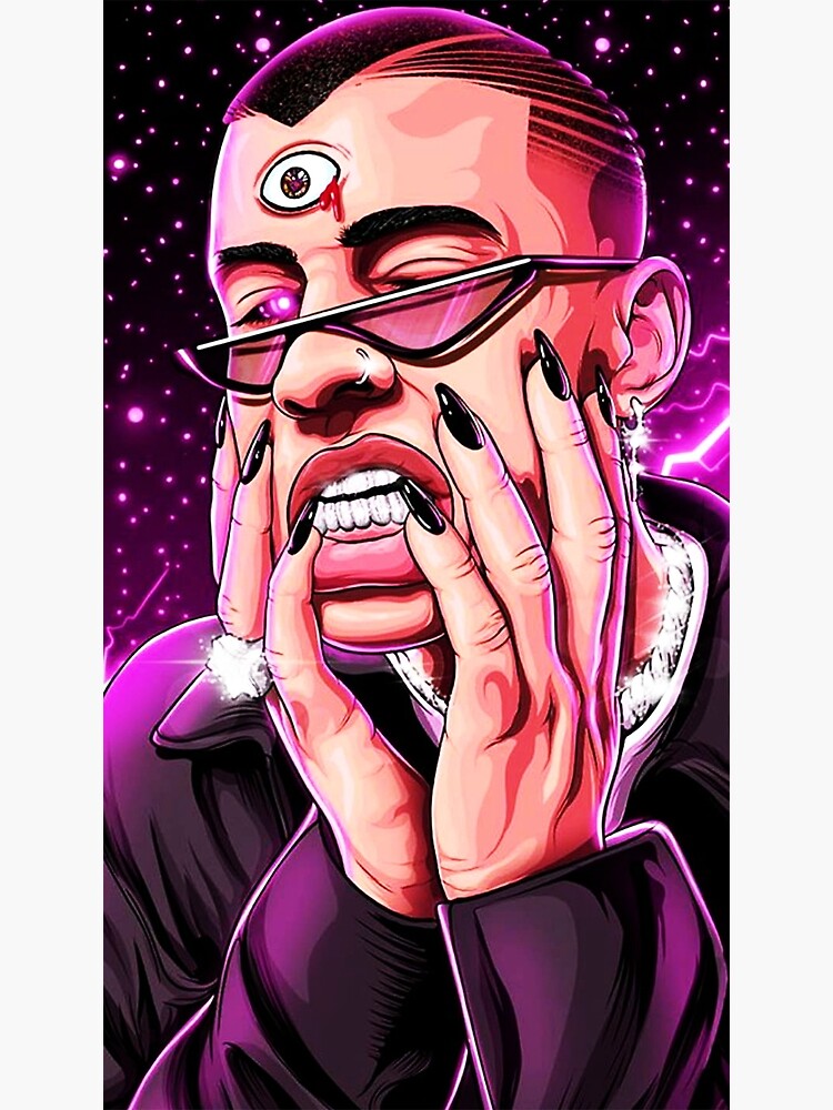 "Bad Bunny logo design rapper and singer from Puerto Rico ronron ...