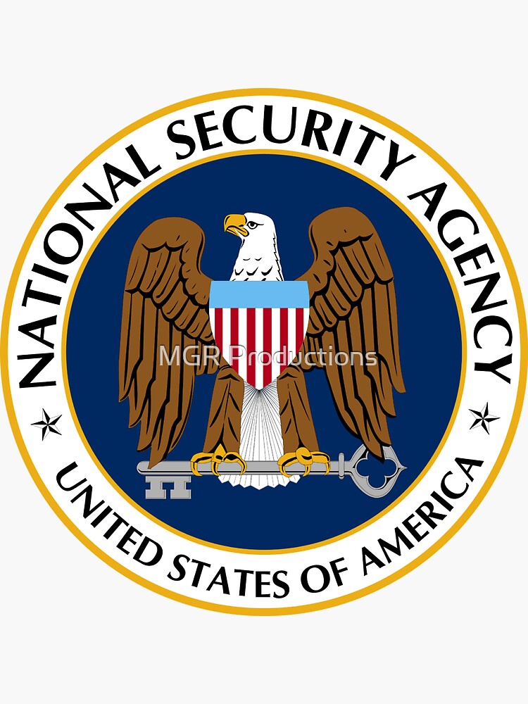 "National Security Agency Emblem" Sticker for Sale by Quatrosales ...