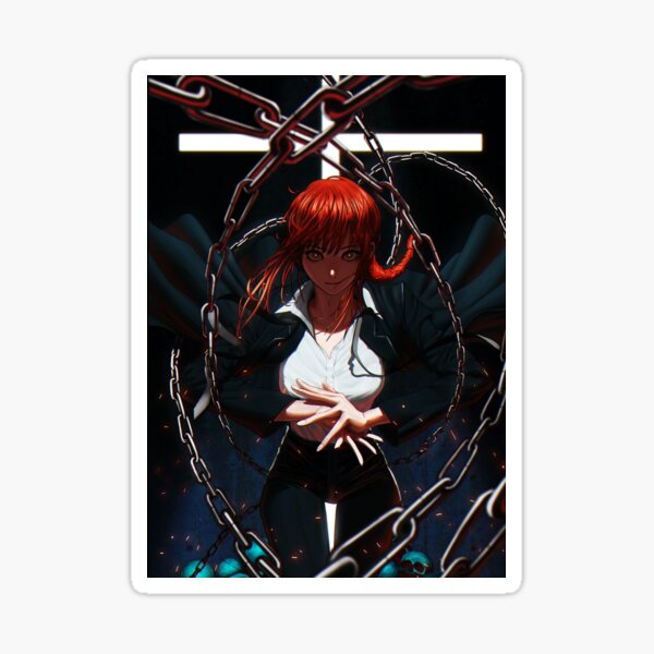 "Makima" Sticker for Sale by anitrends | Redbubble